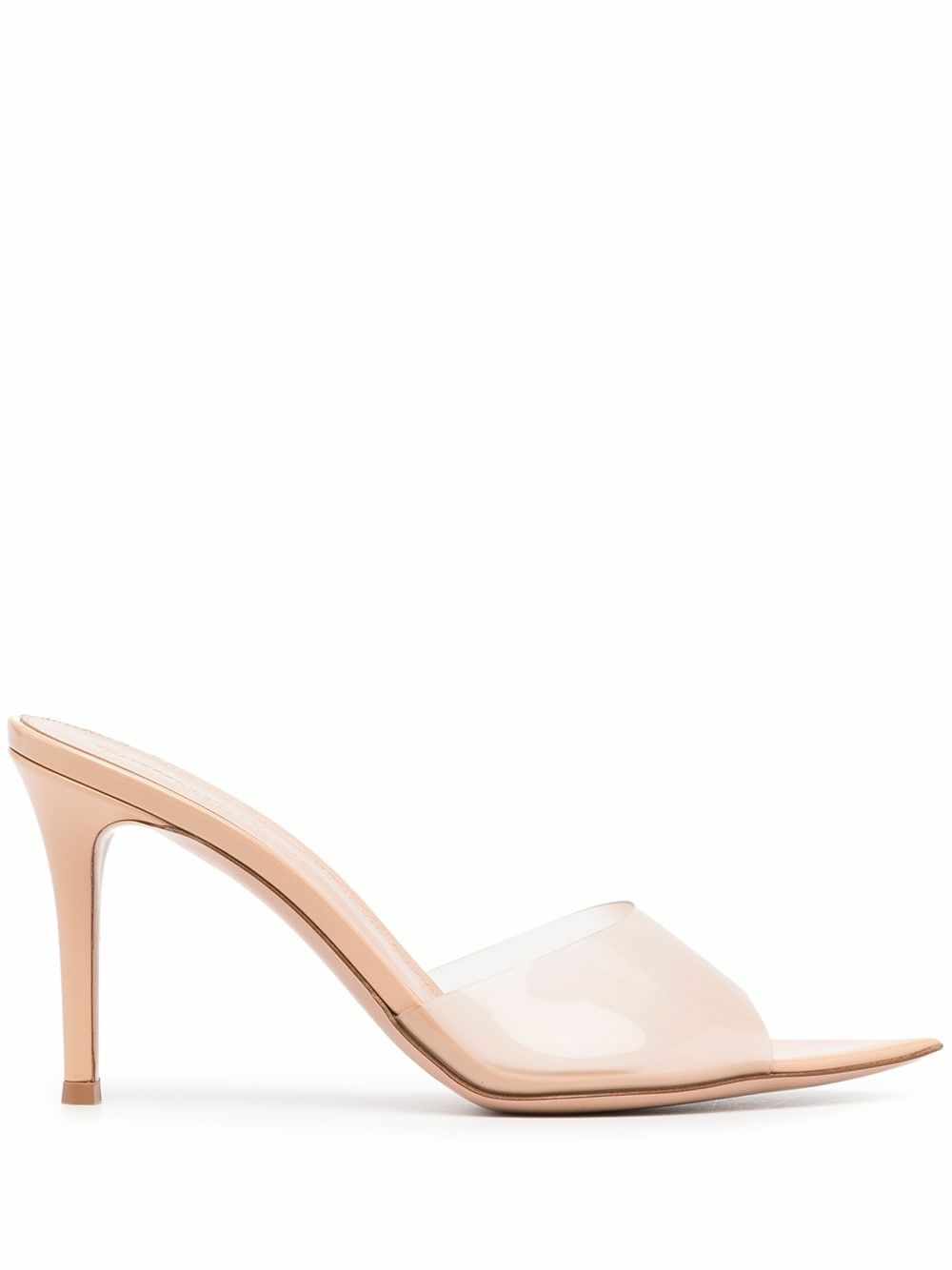 Gianvito Rossi Neutral Elle 85 Mules Gianvito Rossi