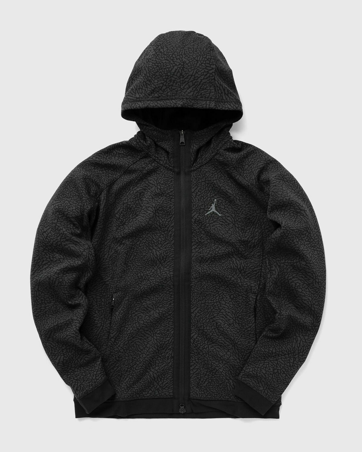 Jordan Jordan Dri Fit Sport Men's Full Zip Hoodie Black/Grey Zippers ...