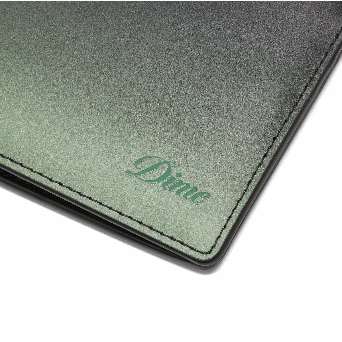 Dime Men's Cursive Gradient Wallet in Green Dime