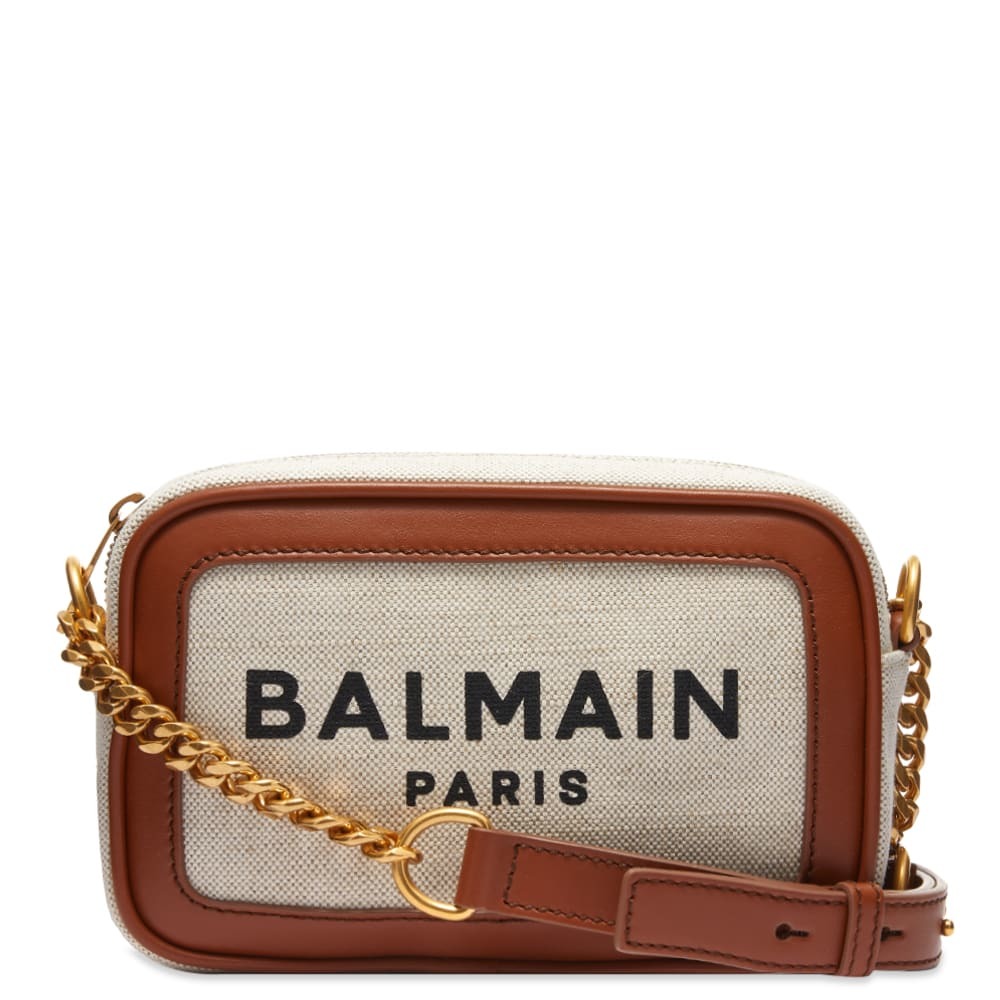 Balmain Canvas & Logo B-Army Camera Case Bag Balmain