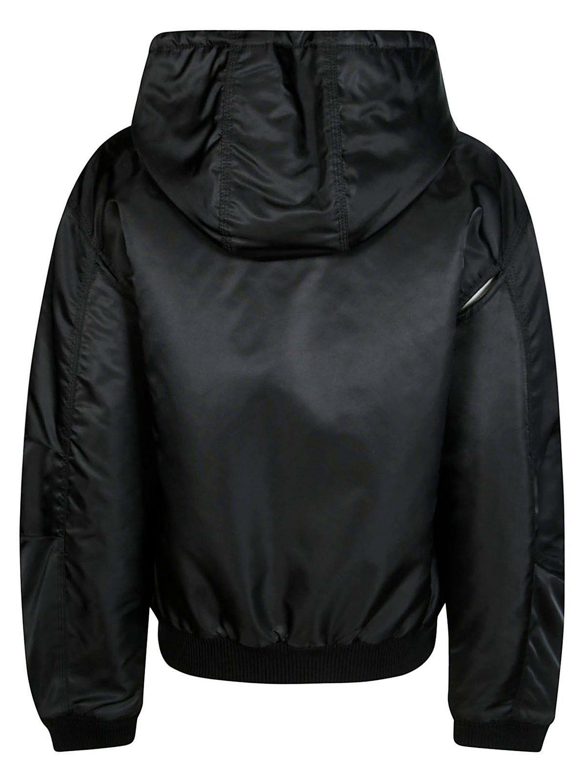 MM6 Maison Margiela Zip-up Hooded Jacket MM6 Maison Margiela