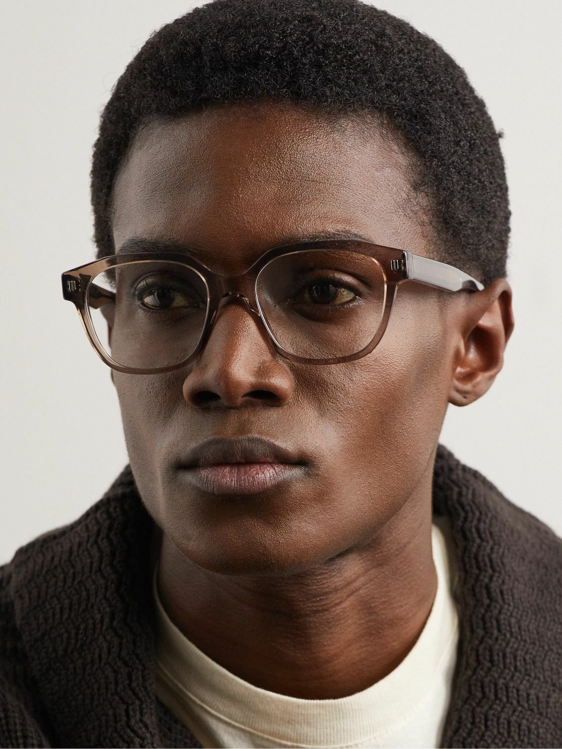 Fendi - D-Frame Acetate Optical Glasses Fendi