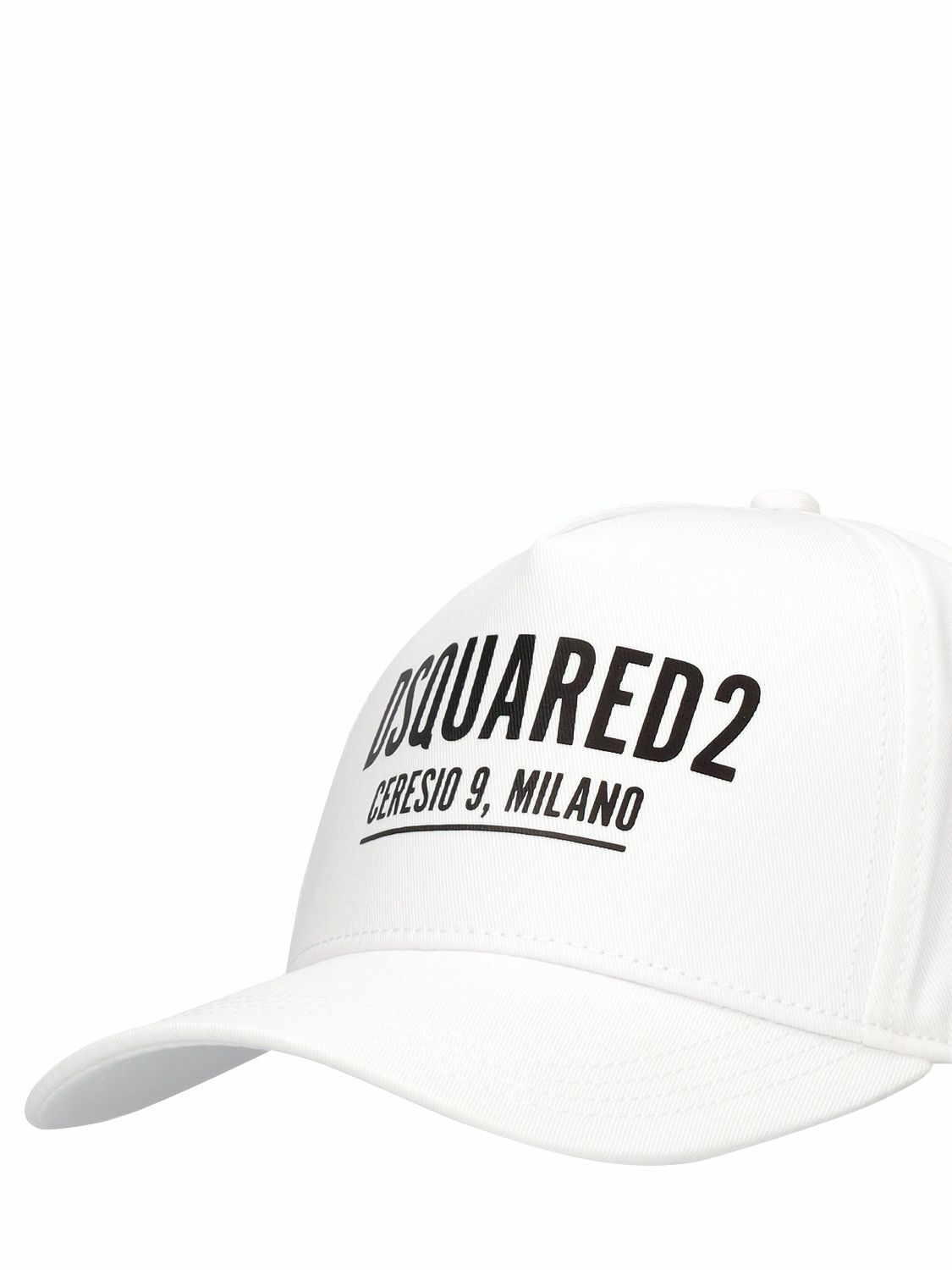 DSQUARED2 Logo Rubberized Cotton Baseball Cap Dsquared2