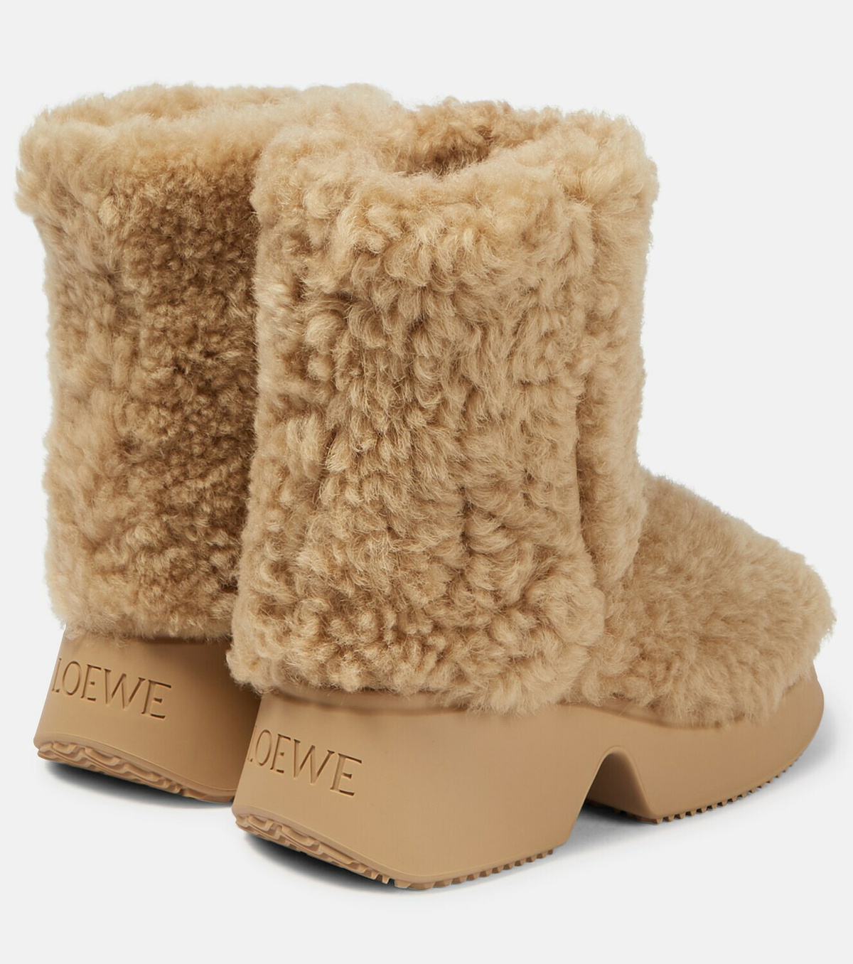 Loewe - Shearling ankle boots Loewe