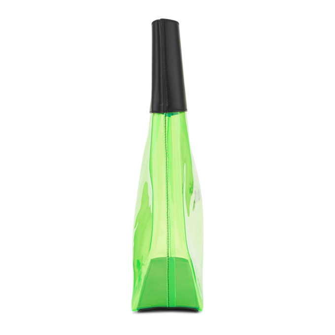 Palm Angels Green and Black Alien Shopper Tote Palm Angels