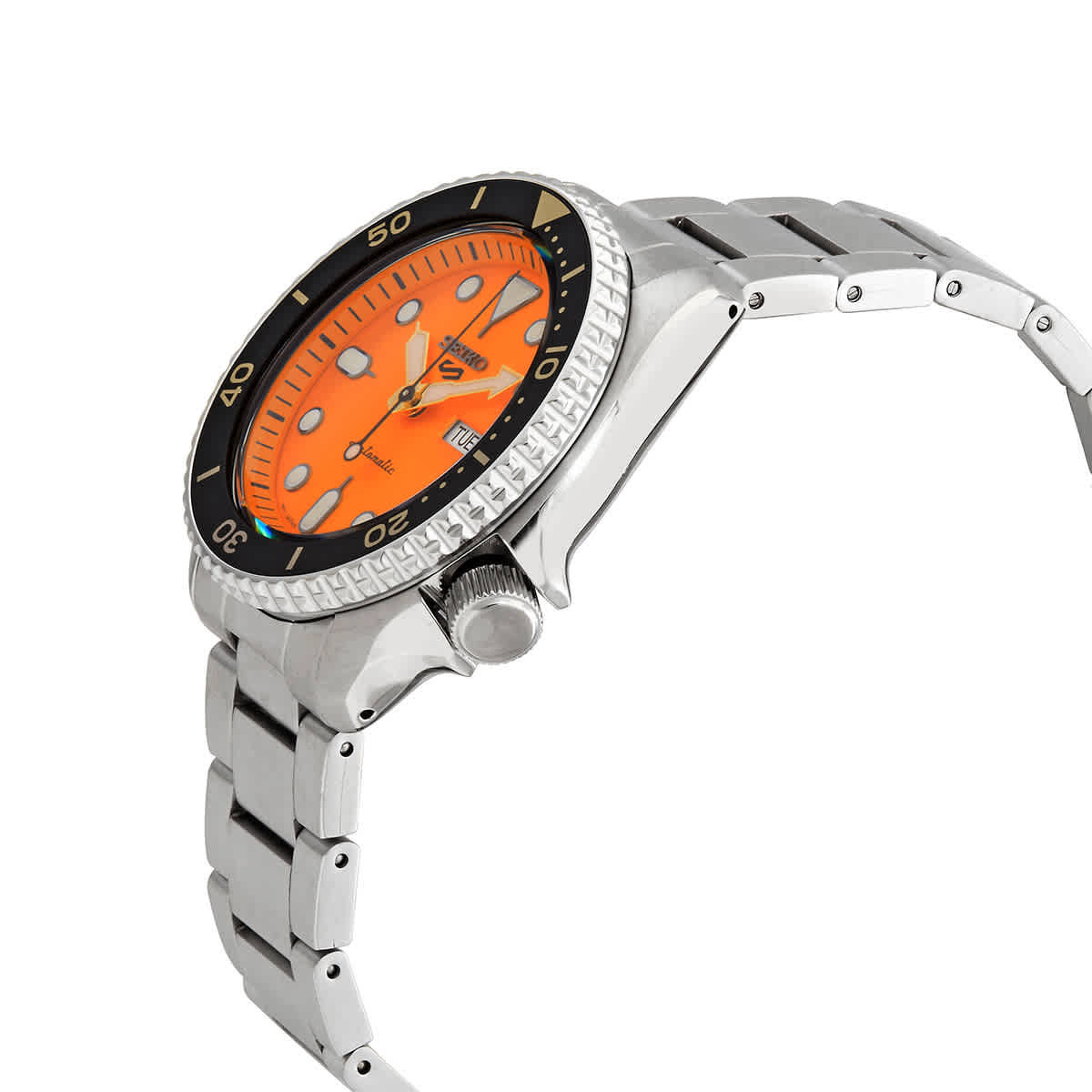 Seiko 5 Automatic Orange Dial Mens Watch SRPD59 Seiko