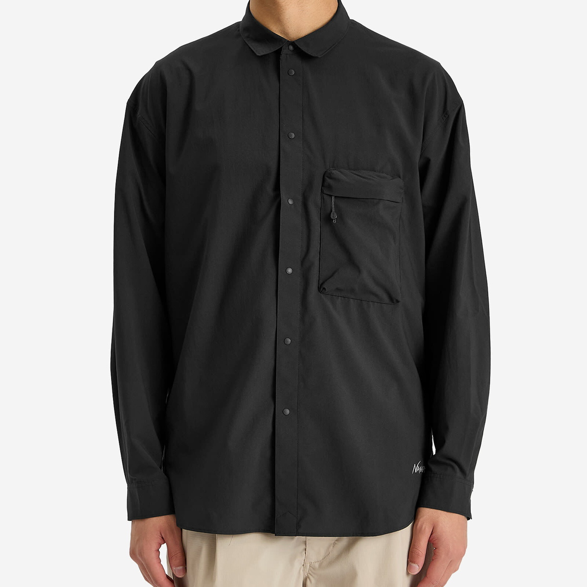 NANGA Men's Excursion Shirt in Black Nanga