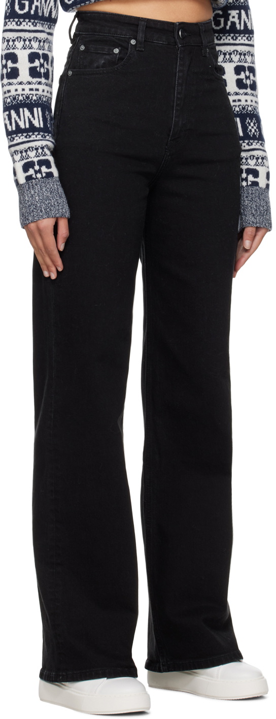 GANNI Black Andi Jeans GANNI