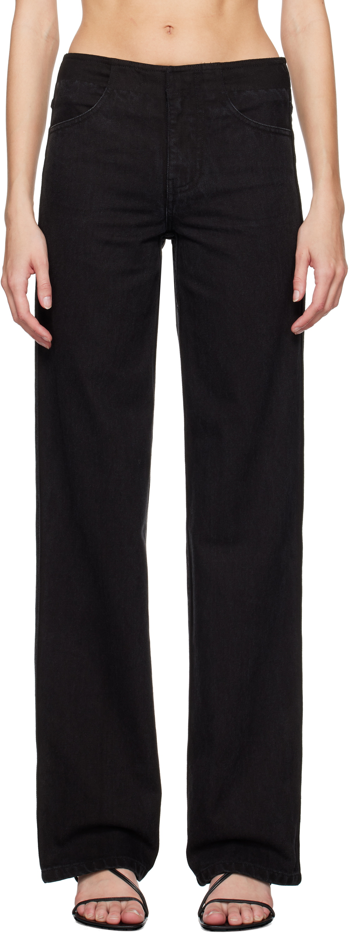 Christopher Esber Black Deconstruct Jeans Christopher Esber