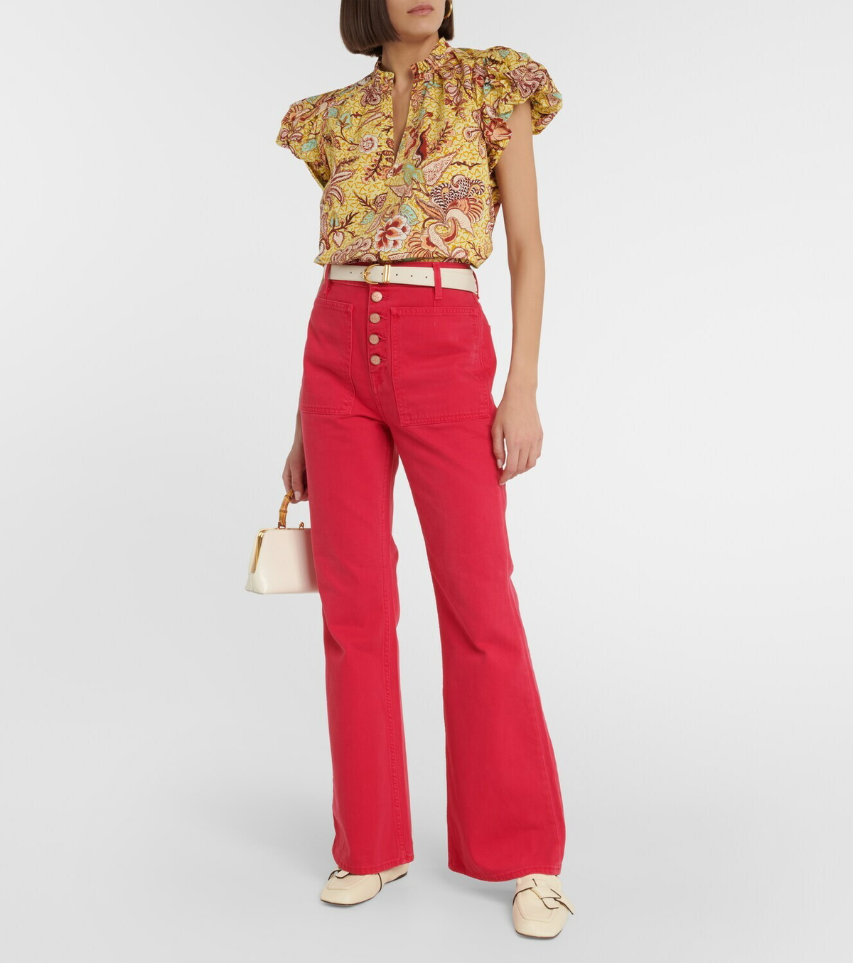 Ulla Johnson Lou high-rise flared jeans Ulla Johnson