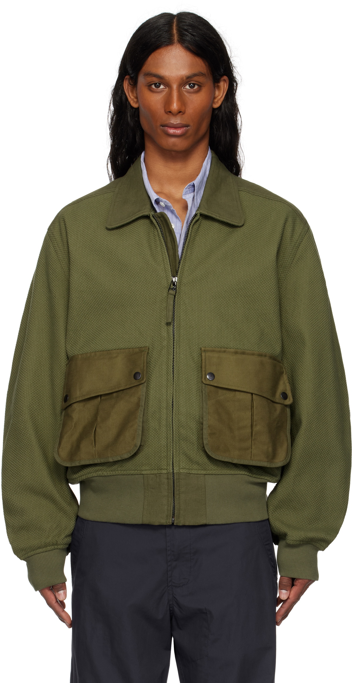 Maharishi SSENSE Exclusive Khaki 6101 M42 Flight Bomber Jacket Maharishi