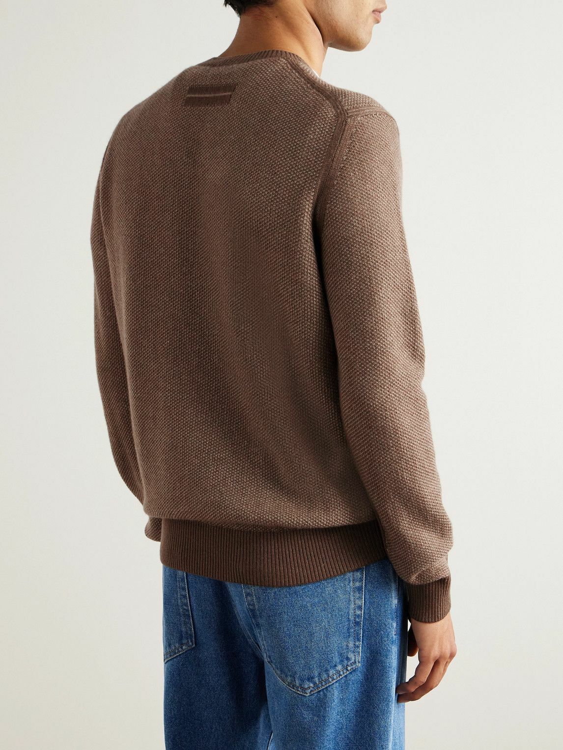 Zegna - Oasi Cashmere Sweater - Brown Zegna