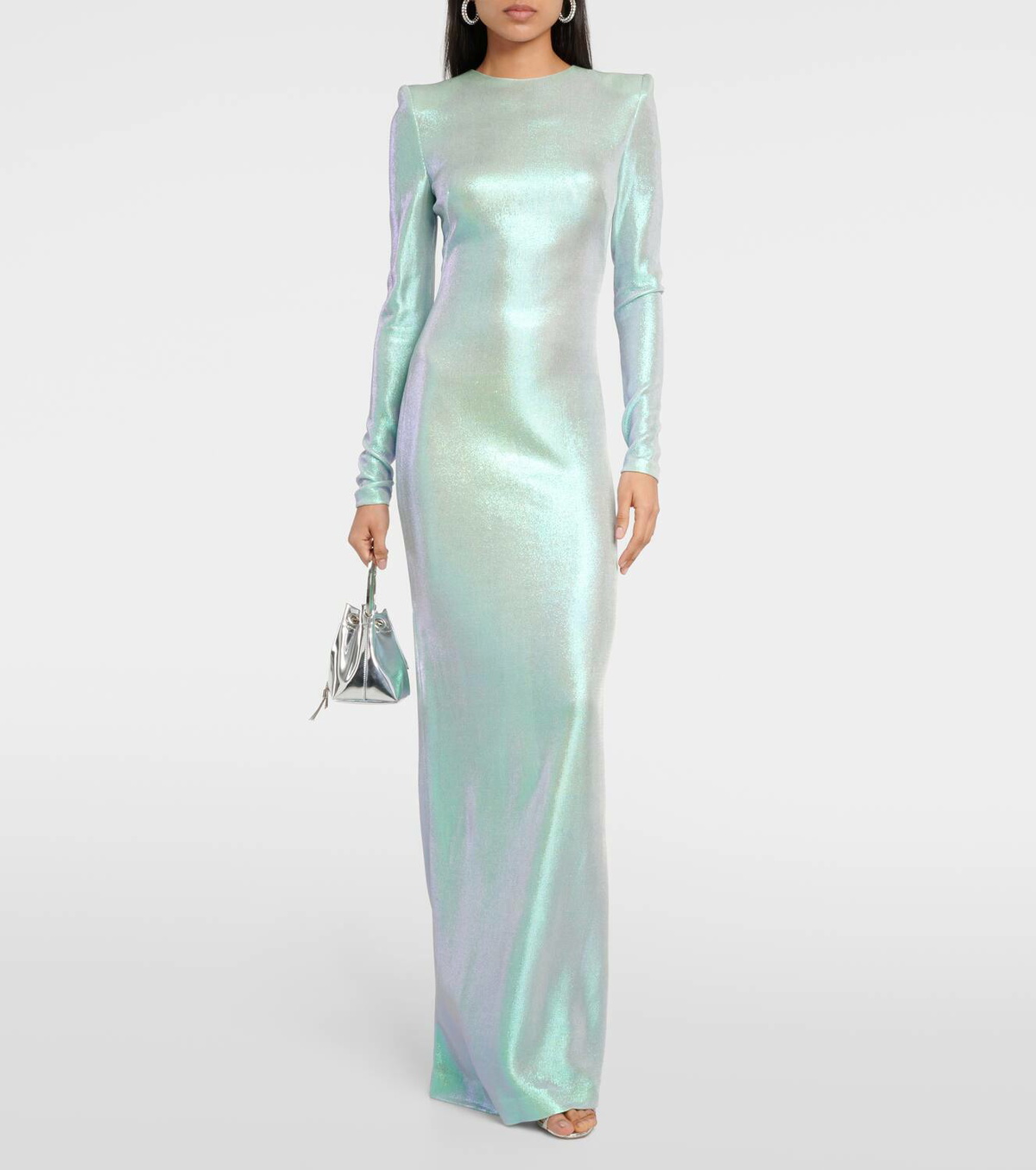 Galvan Frieze jersey gown Galvan