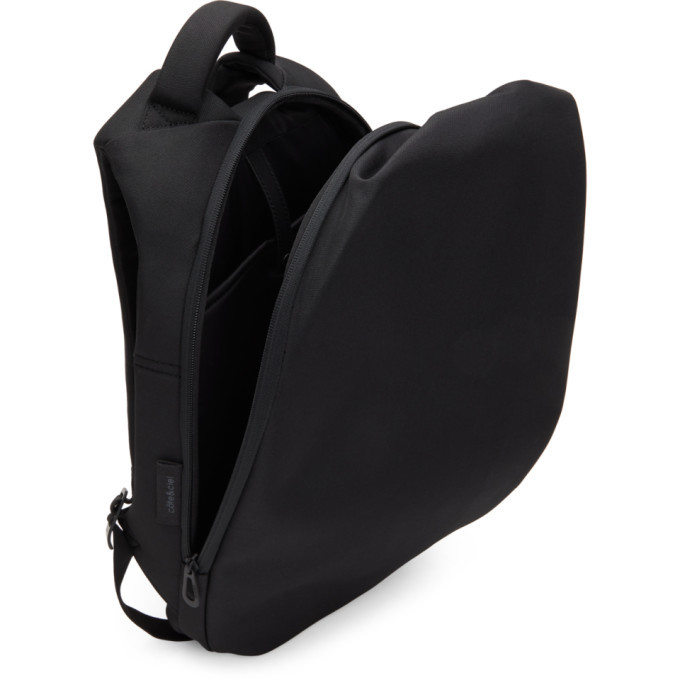 Cote and Ciel Black EcoYarn Small Isar Backpack Cote & Ciel