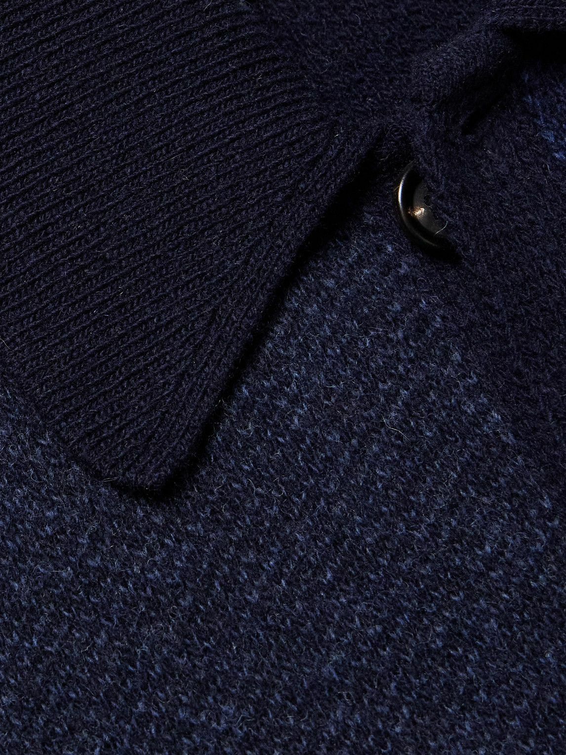 Oliver Spencer - Britten Patchwork Wool Cardigan - Blue Oliver Spencer