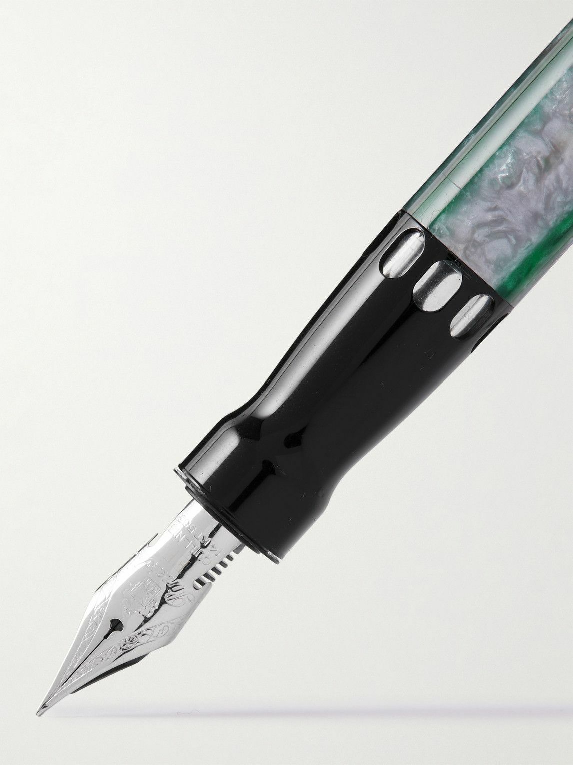 Pineider - Arco Celluloid and Palladium Fountain Pen Pineider