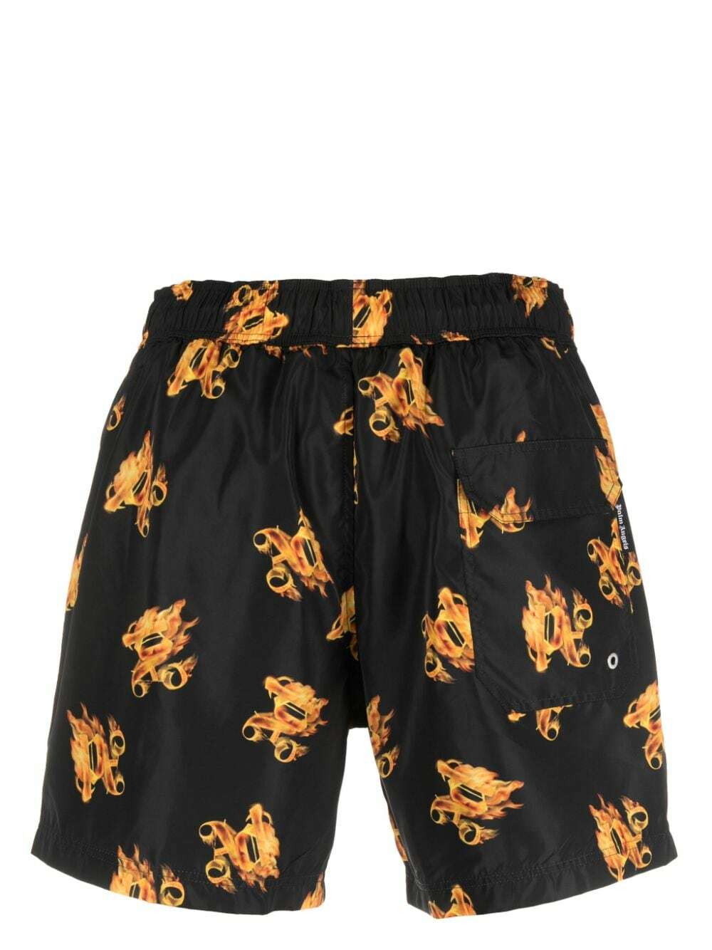 PALM ANGELS - Swim Shorts With Logo Palm Angels