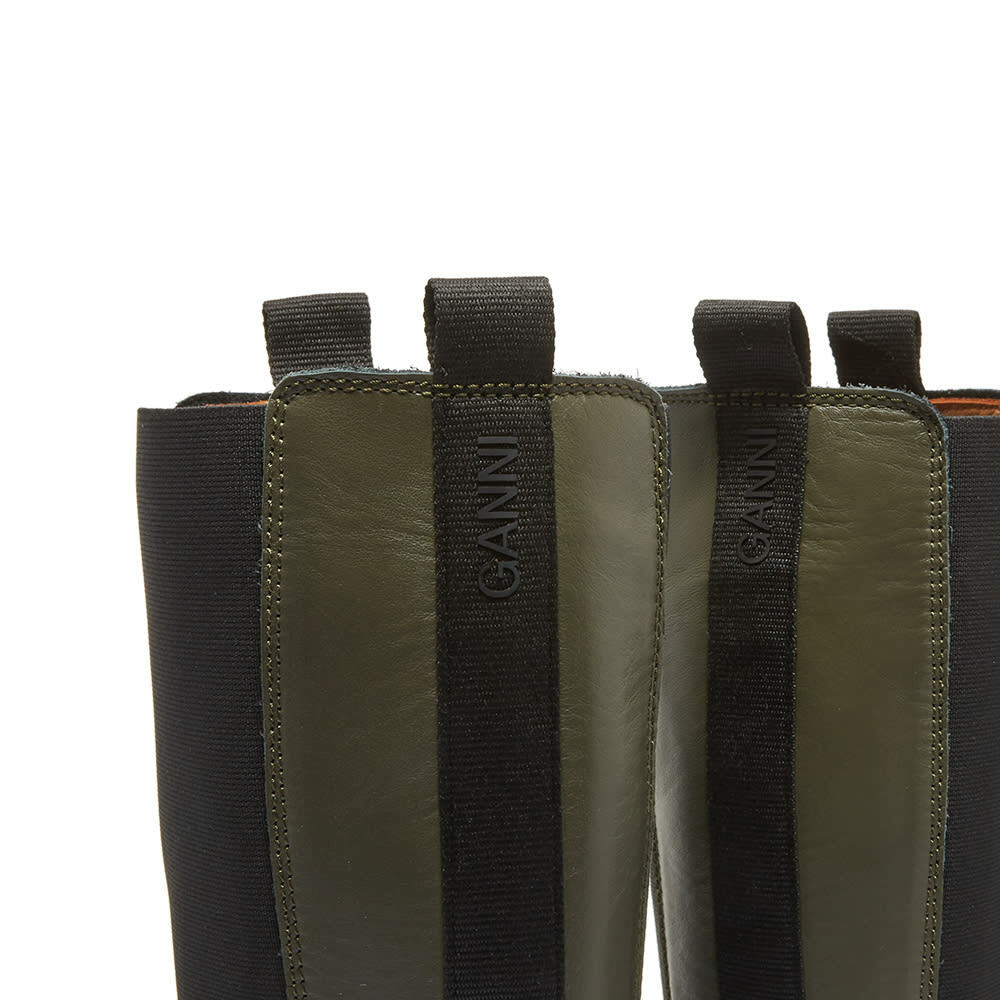 GANNI Women's High Leg Chelsea Boot in Kalamata GANNI