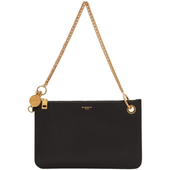 Givenchy Black GV Shopper Pouch Chain Bag Givenchy