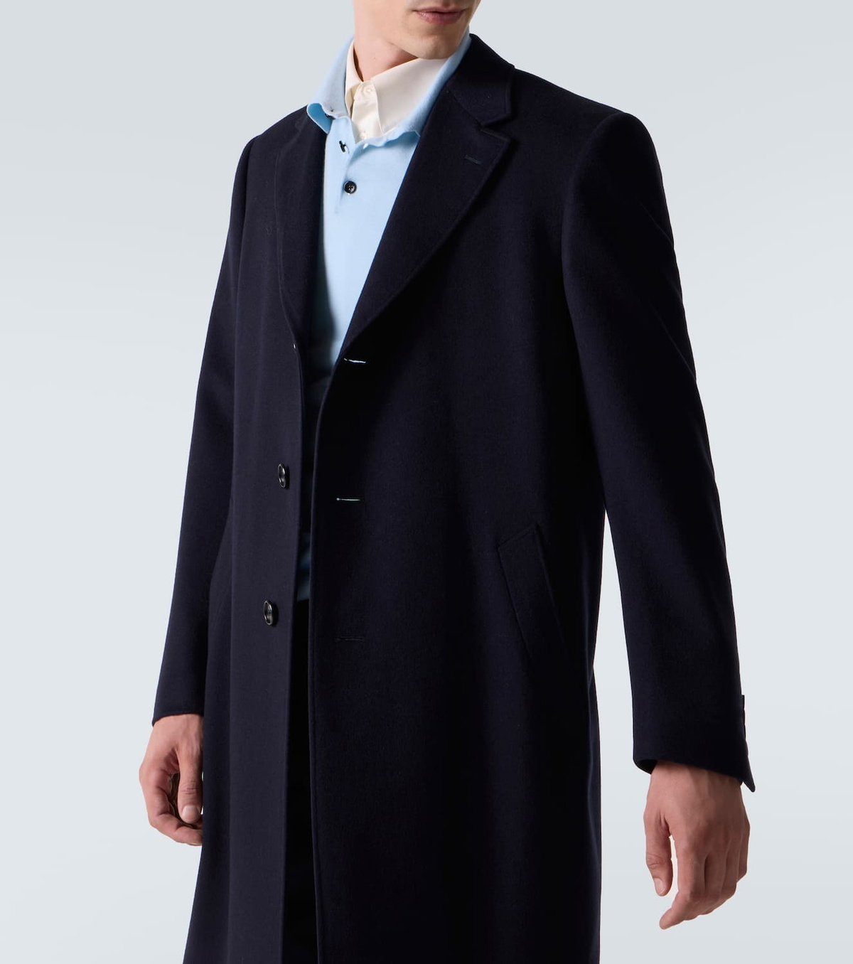 Canali Wool overcoat Canali
