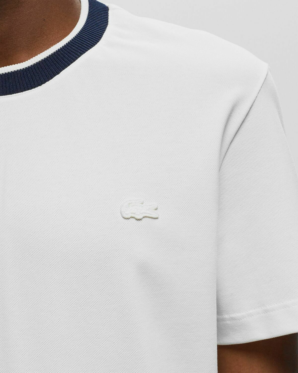 Lacoste Tee Shirt White - Mens - Shortsleeves Lacoste