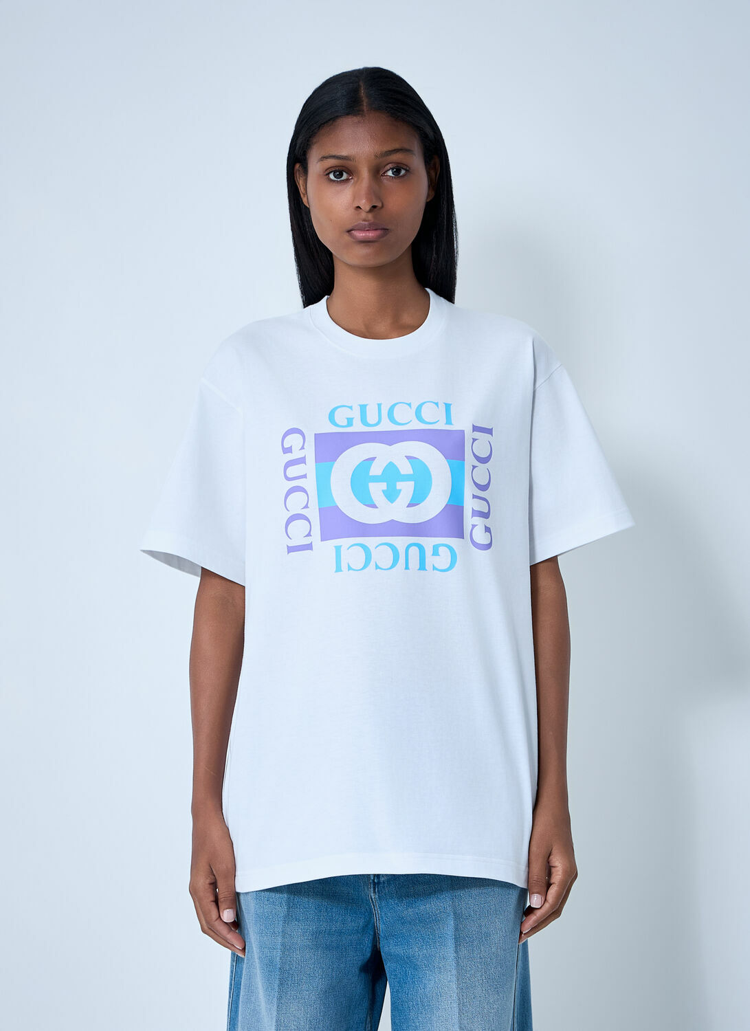 Gucci Logo Motif T-Shirt Gucci