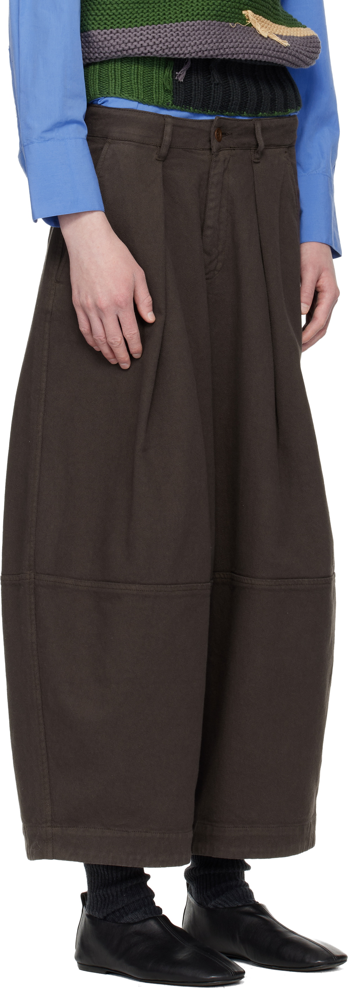 YMC Brown Earth Deadbeat Trousers YMC