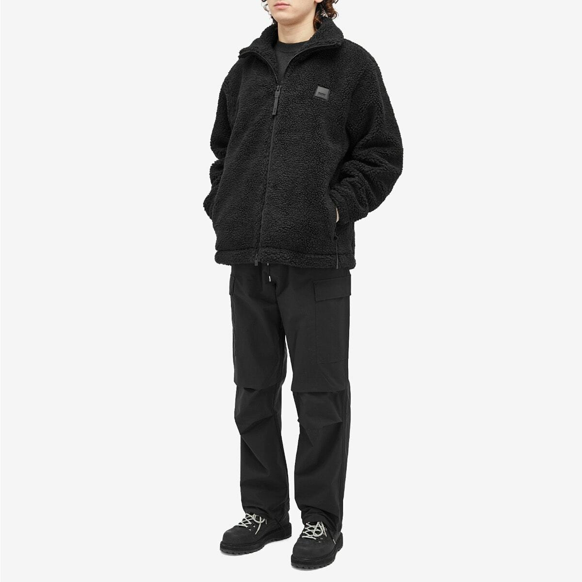 Rains Men's Kofu Fleece Jacket in Black Rains