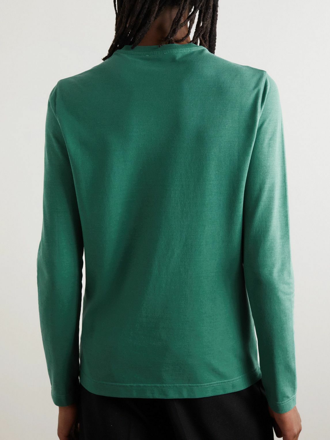 Incotex - Zanone Cotton-Jersey T-Shirt - Green Incotex