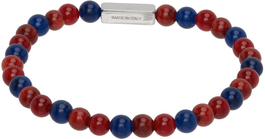 BOSS Red & Blue Colorbeads Bracelet BOSS