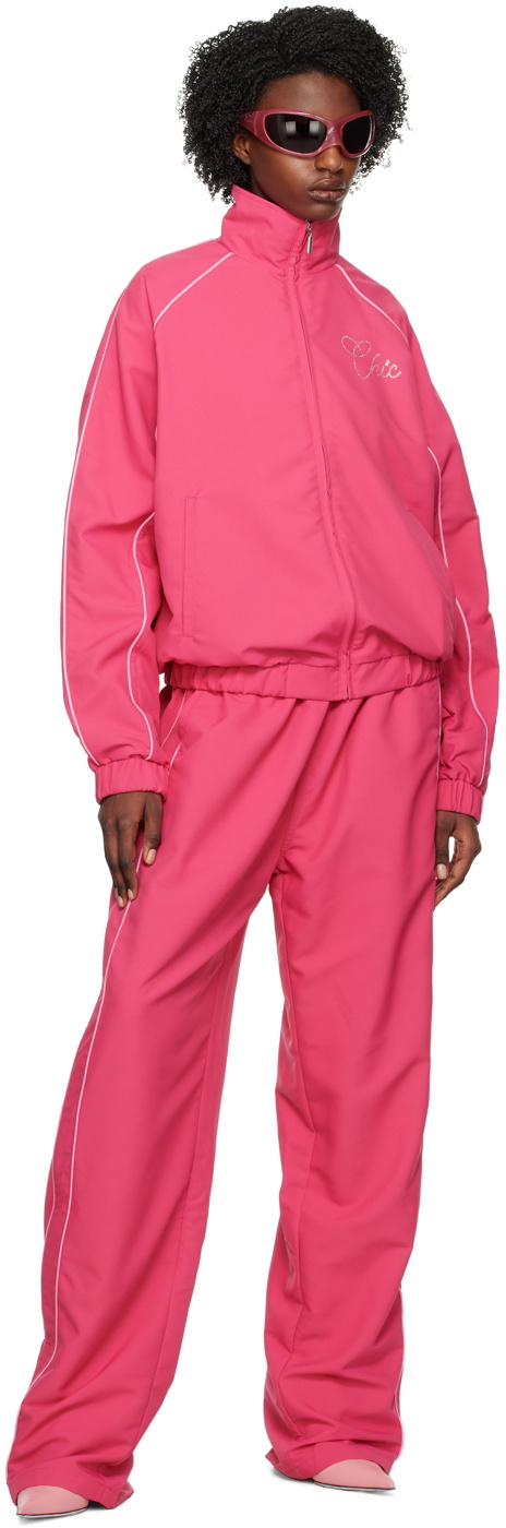 Abra Pink 'Chic' Track Jacket ABRA