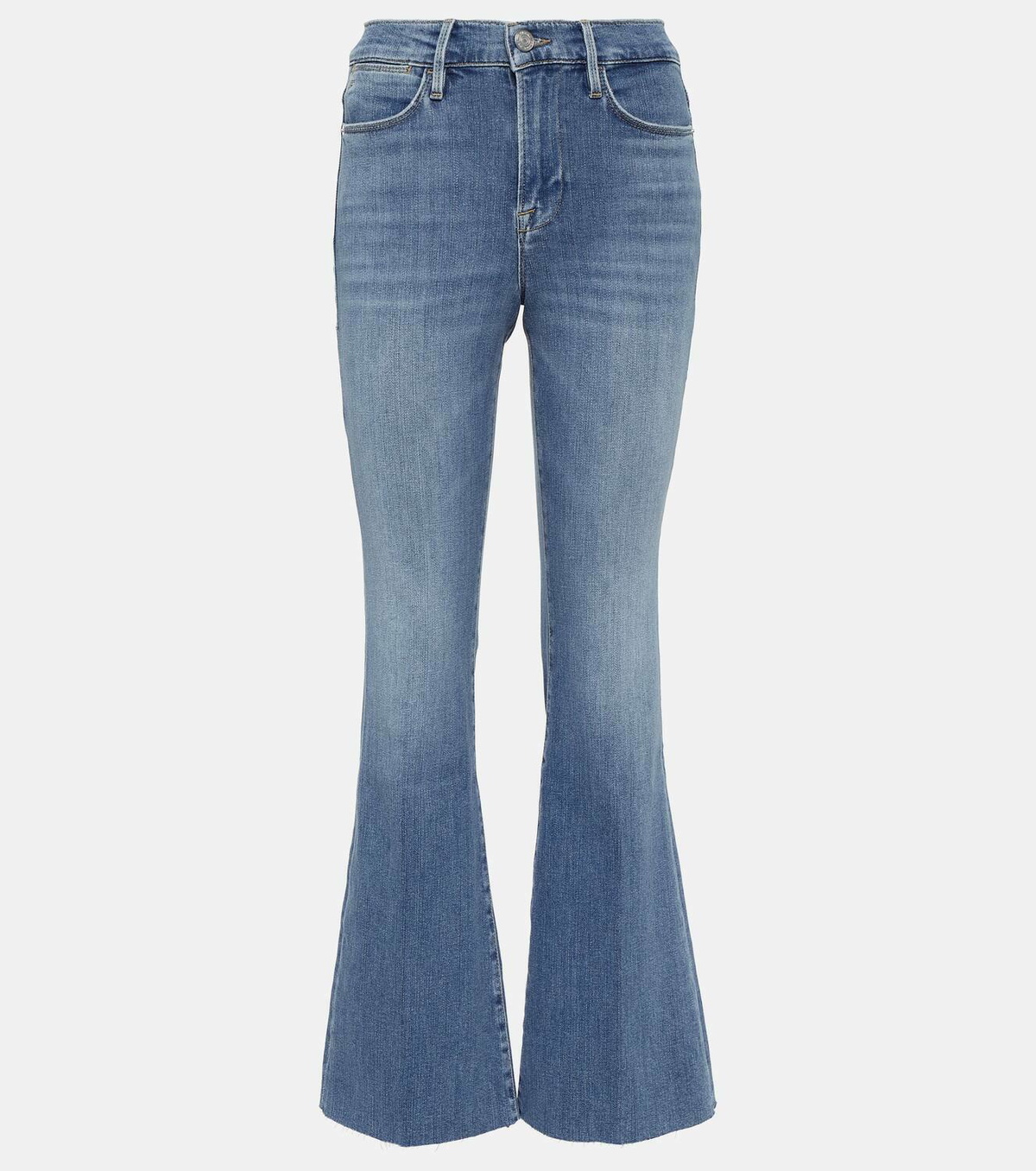 Frame Le Easy Flare Raw Fray flared jeans Frame Denim