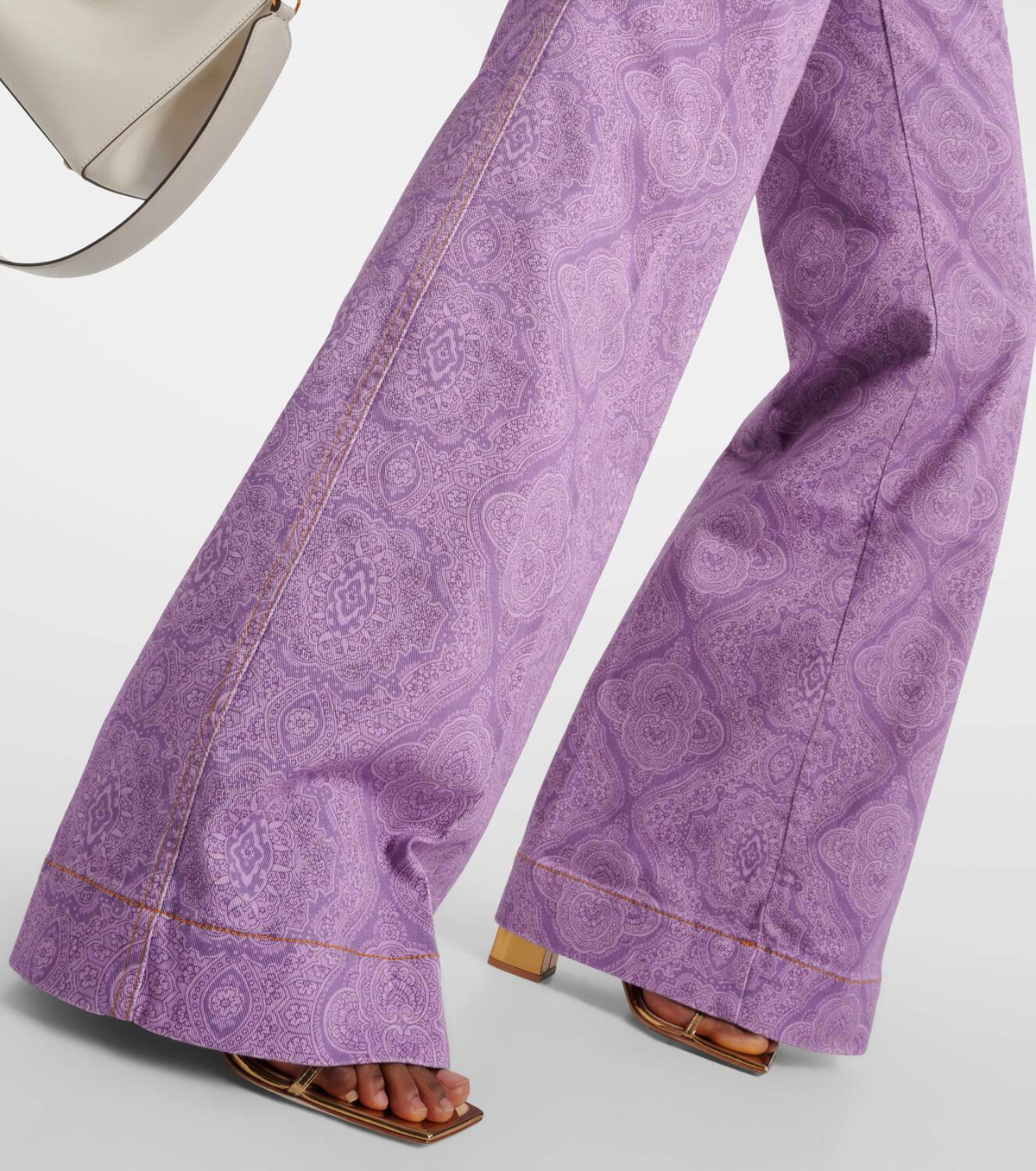 Etro Printed flared jeans Etro