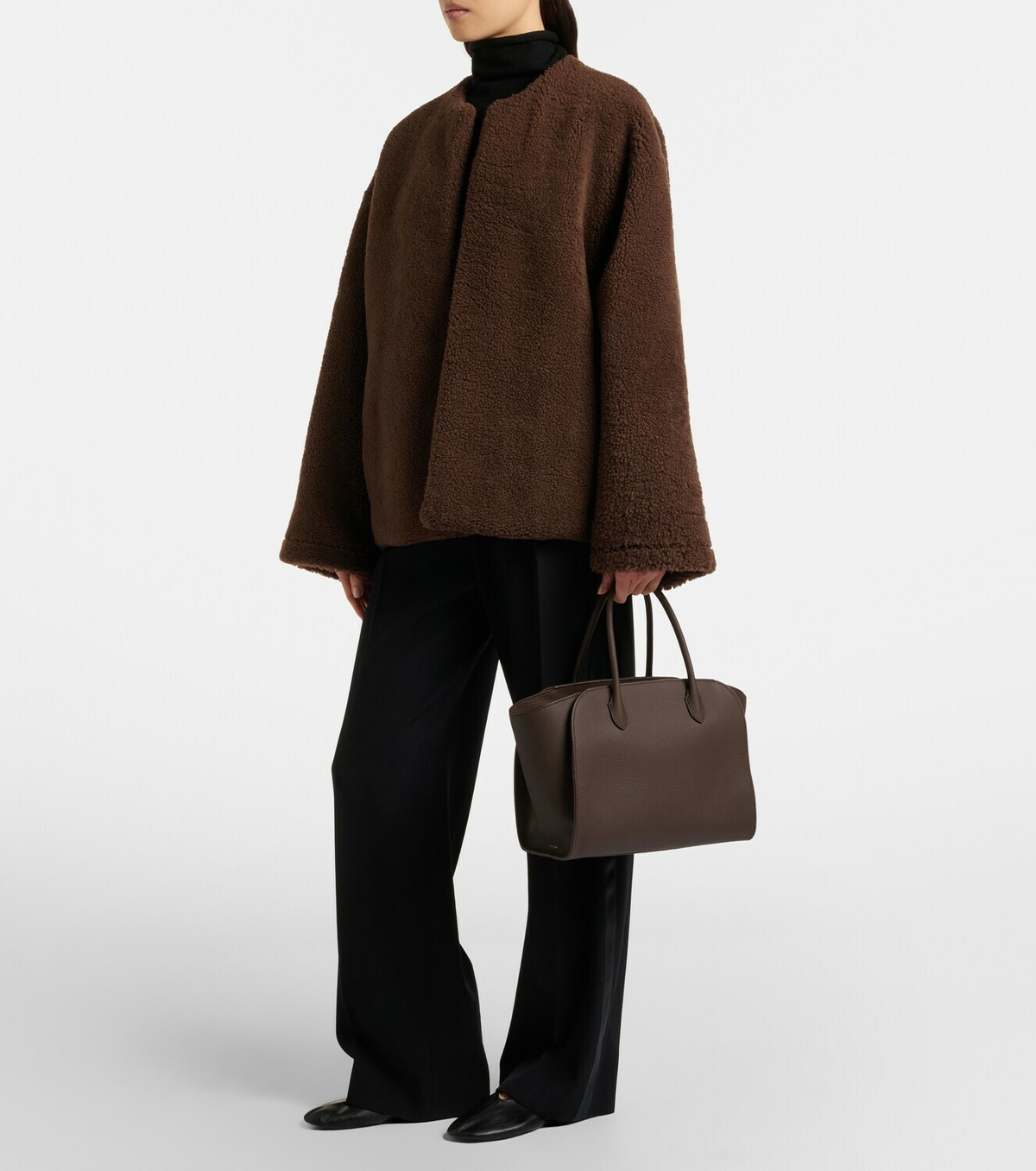 The Row Marlo 12 leather tote bag The Row