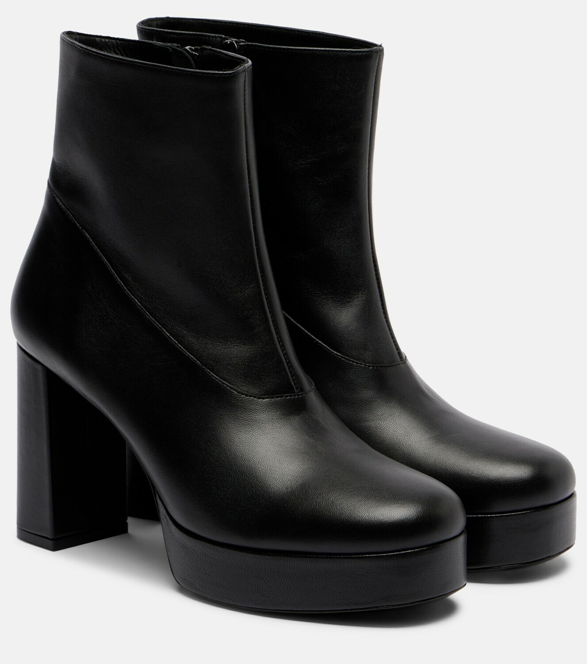 Staud Jodie leather platform ankle boots Staud