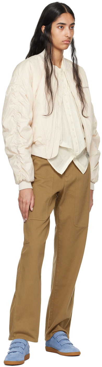 Isabel Marant Etoile Khaki Jilda Trousers Isabel Marant Etoile