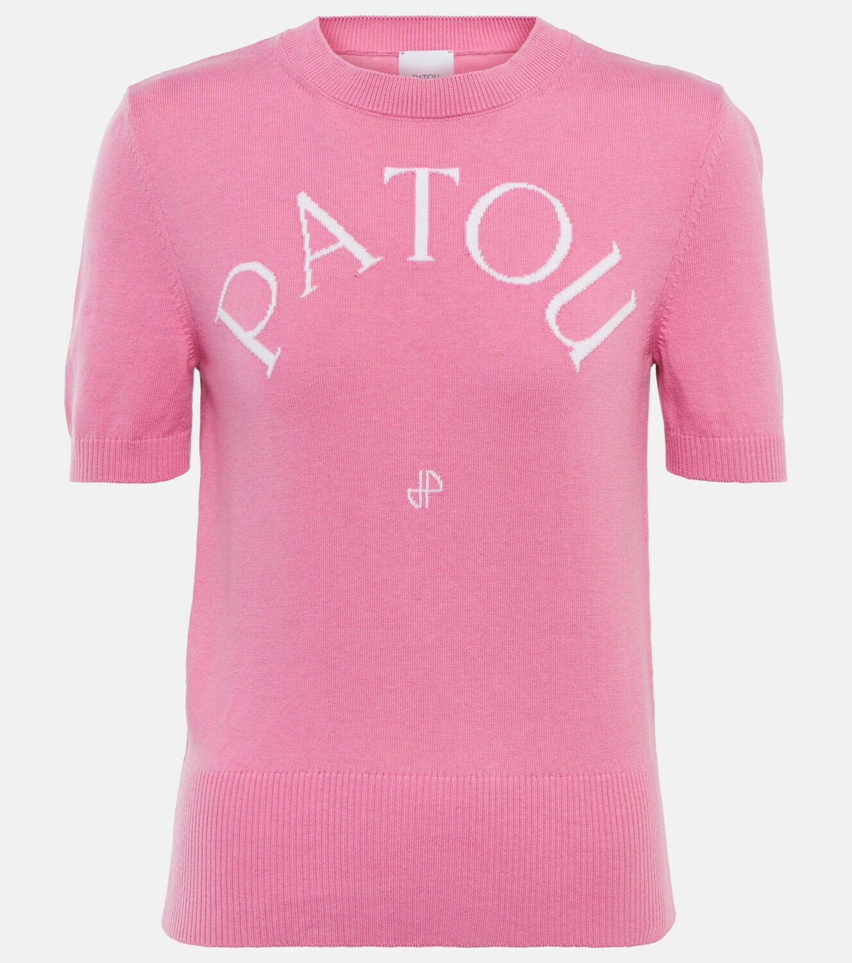 Patou Logo cotton-blend sweater Patou
