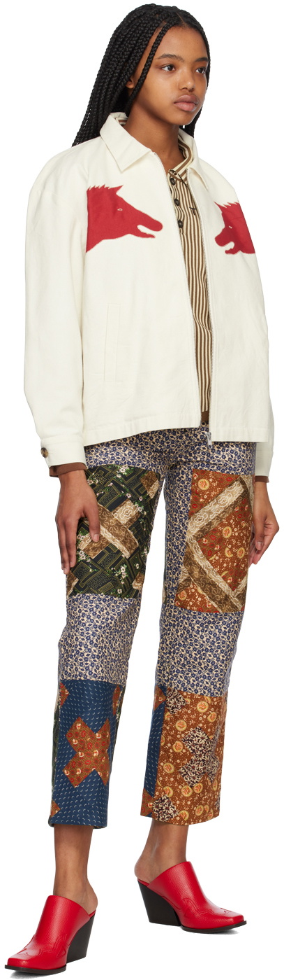 Bode Brown & Off-White Hester Street Polo Bode