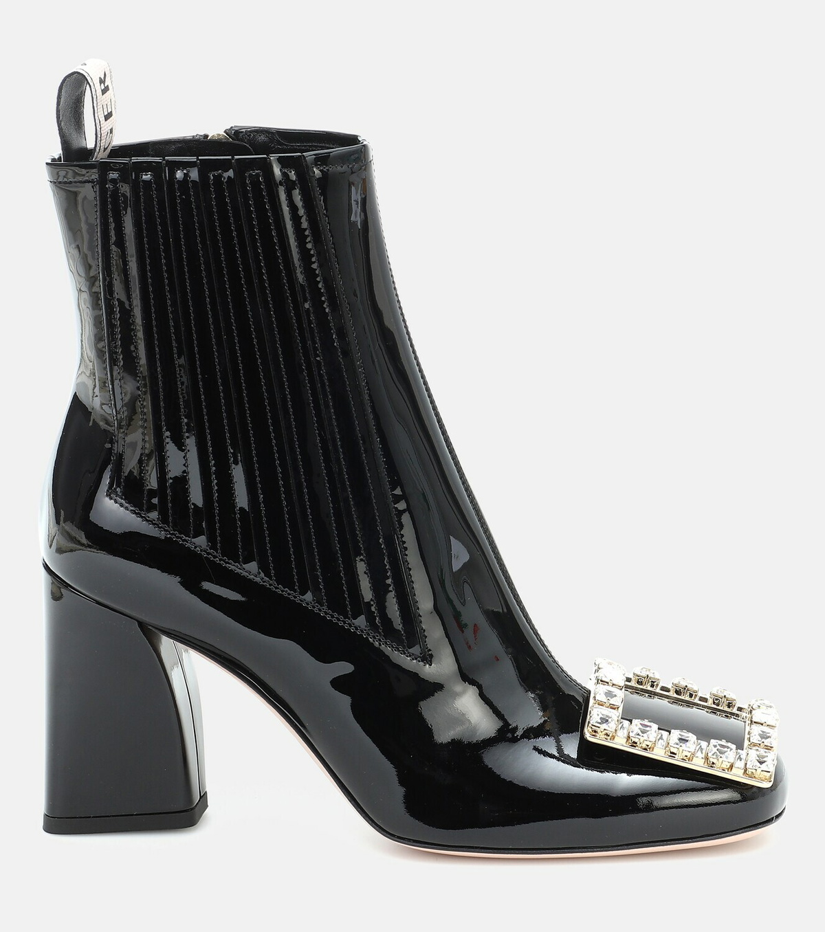 Roger Vivier Très Vivier Strass patent leather ankle boots Roger Vivier