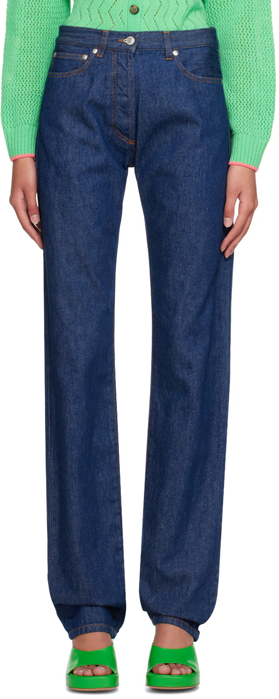 MSGM Blue Tailored Jeans MSGM