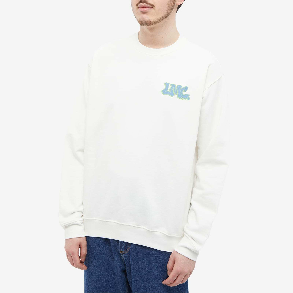 LMC Men's Graffiti Crew Sweat in Cream LMC