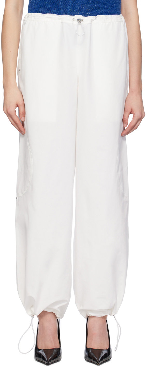Saks Potts White Lucky Trousers Saks Potts