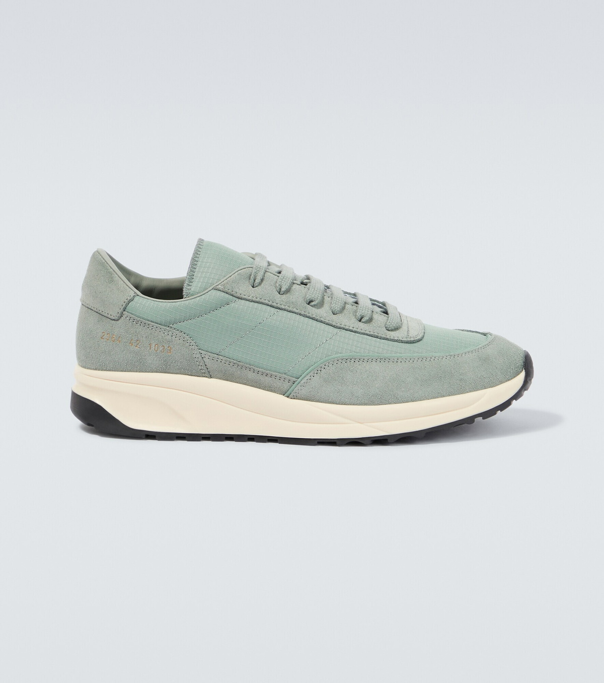 Common Projects - Track 80 suede-paneled sneakers Common Projects