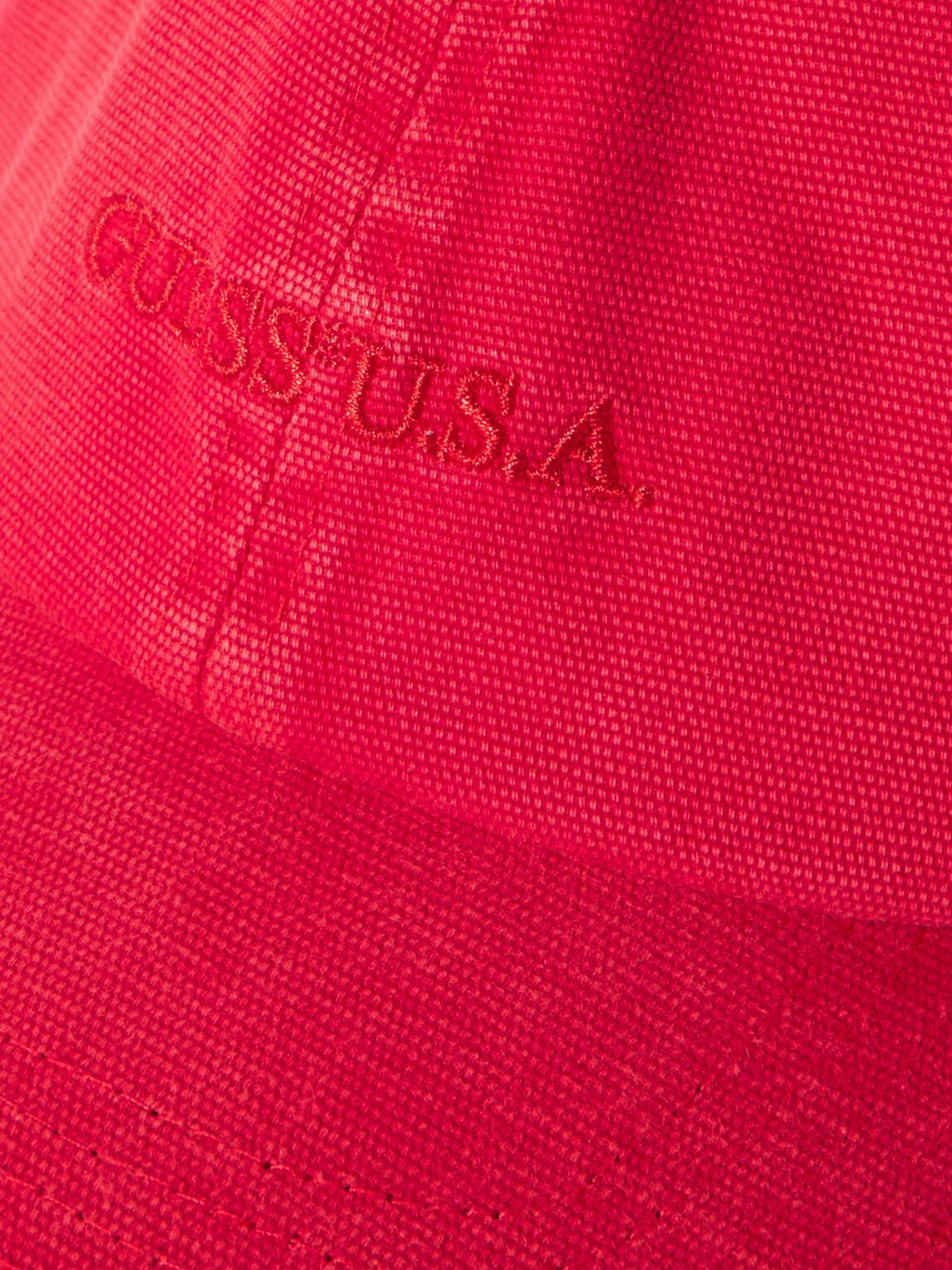 Guess USA - Logo-Embroidered Cotton-Canvas Baseball Cap GUESS