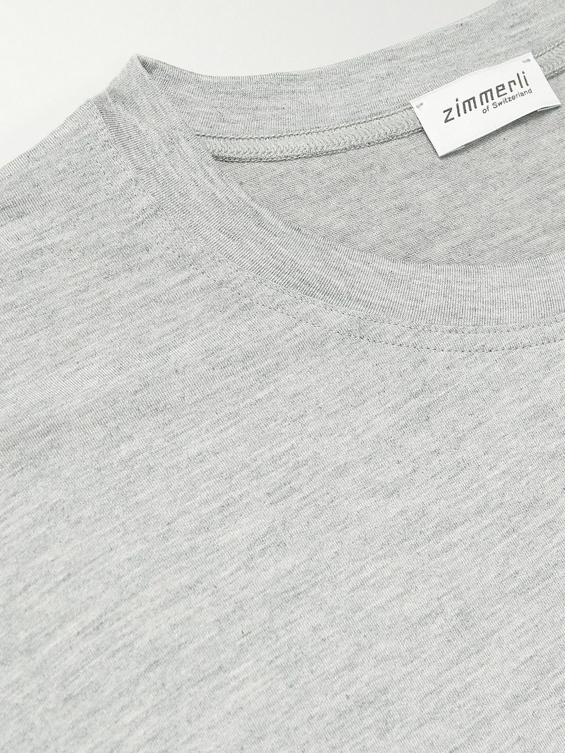 Zimmerli - Stretch Modal-Blend T-Shirt - Gray Zimmerli