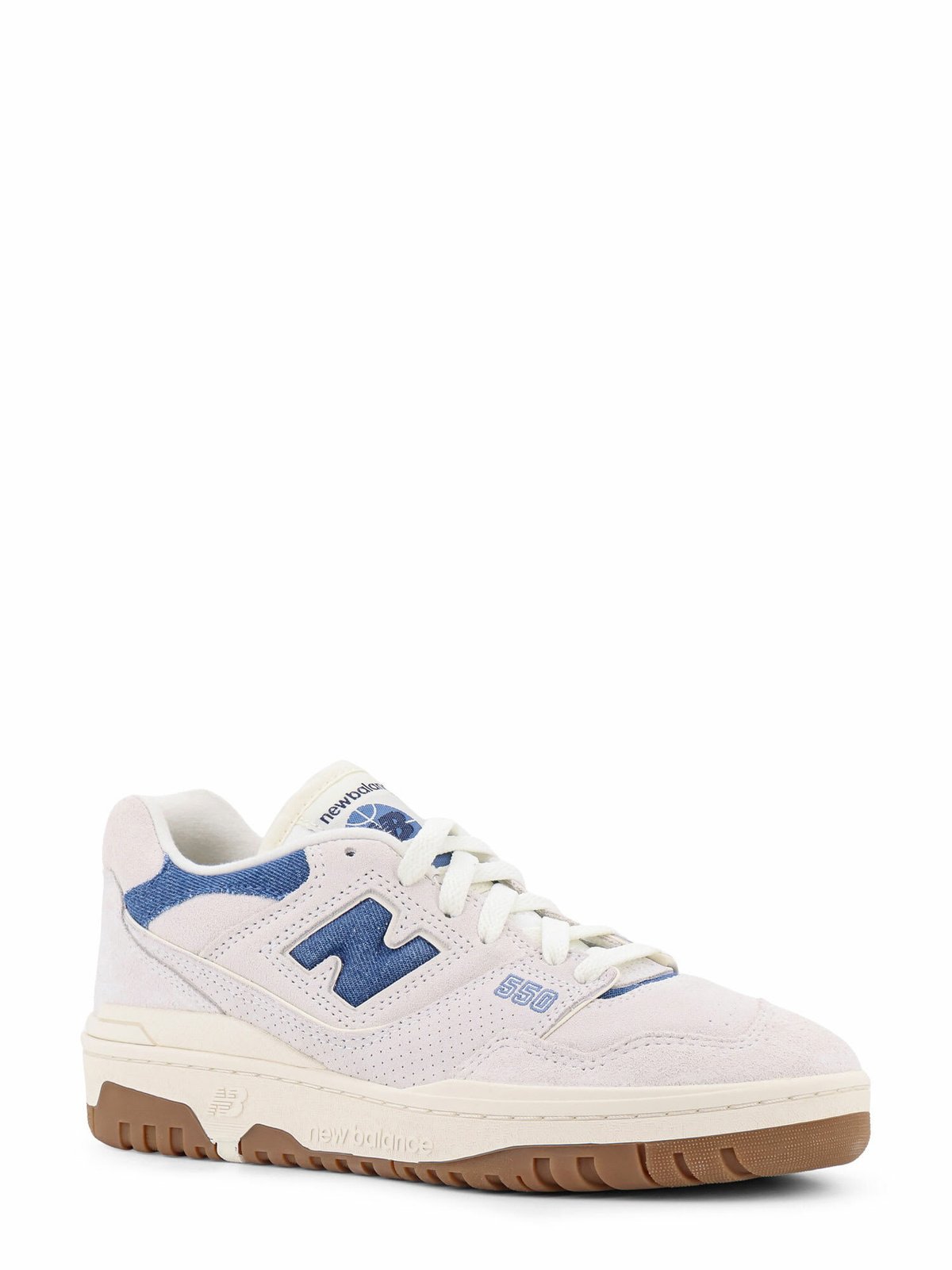 New Balance Suede Sneakers With Denim Details New Balance