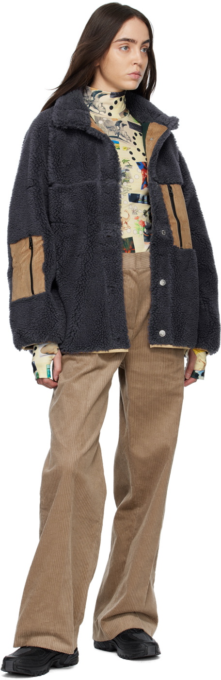 Sandy Liang Gray Rooney Jacket Sandy Liang