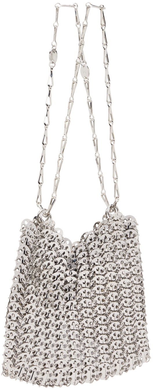 Paco Rabanne Silver Iconic 1969 Tote Paco Rabanne