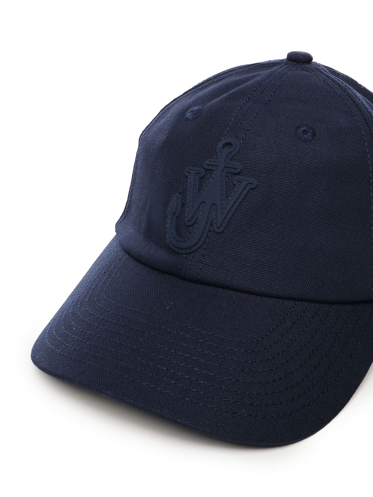 J.W. Anderson Canvas Baseball Cap With Jwa Anchor Logo JW Anderson