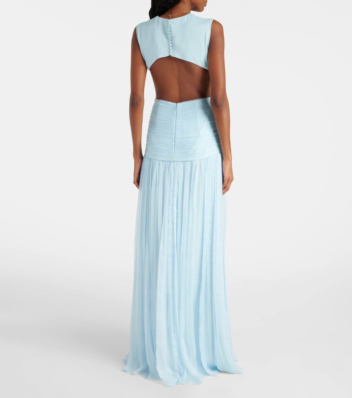 Costarellos Silk chiffon gown Costarellos